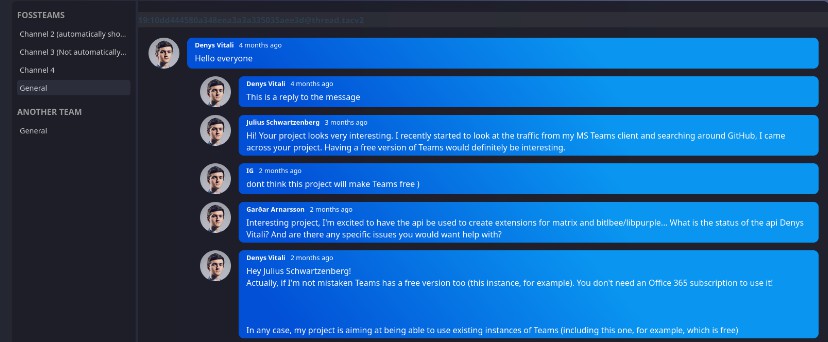 An open source frontend for Microsoft Teams with vue
