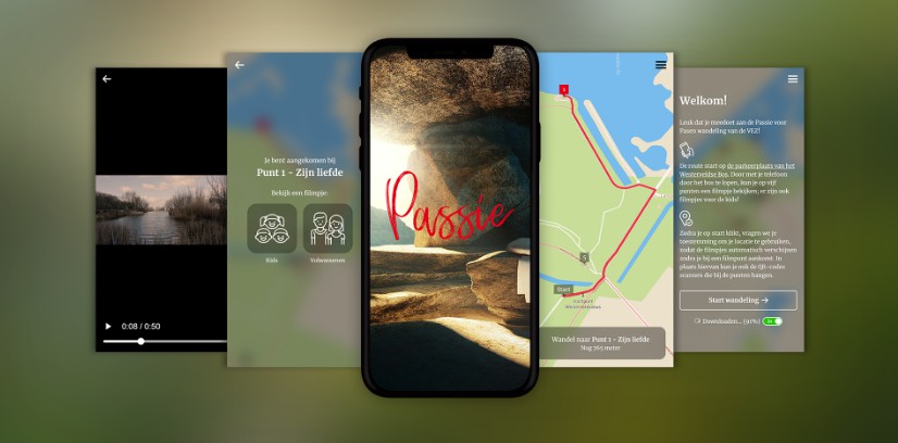 VEZ Hiking App Using Vue - Interactive walk with your phone