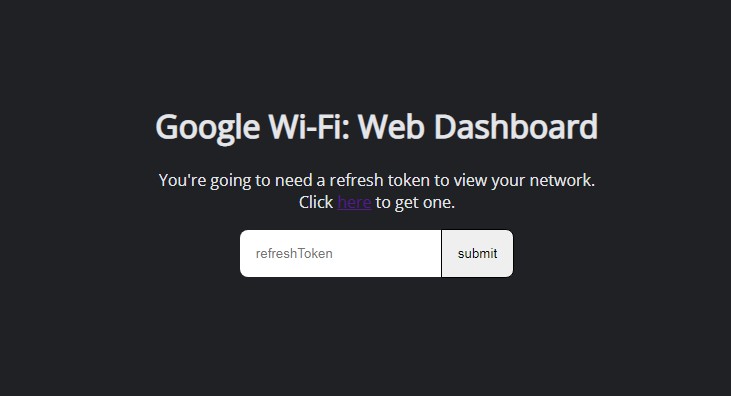 A dashboard for Google Wi-Fi, using the google-wifi-api-node wrapper