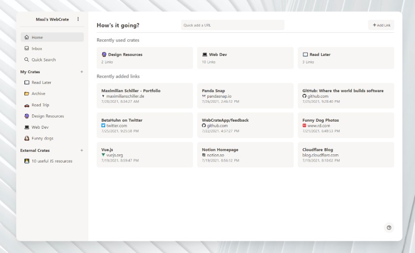 Bookmarks - Vue.js Examples