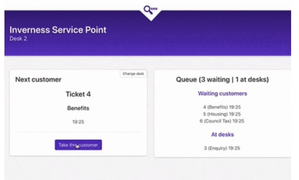 Realtime queue management system for busy public offices - includes ...