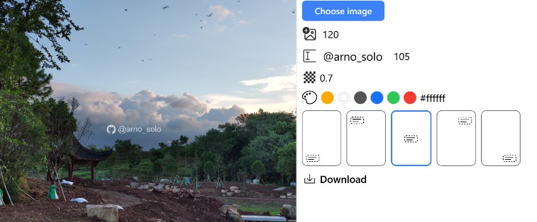 Watermark - Vue.js Examples