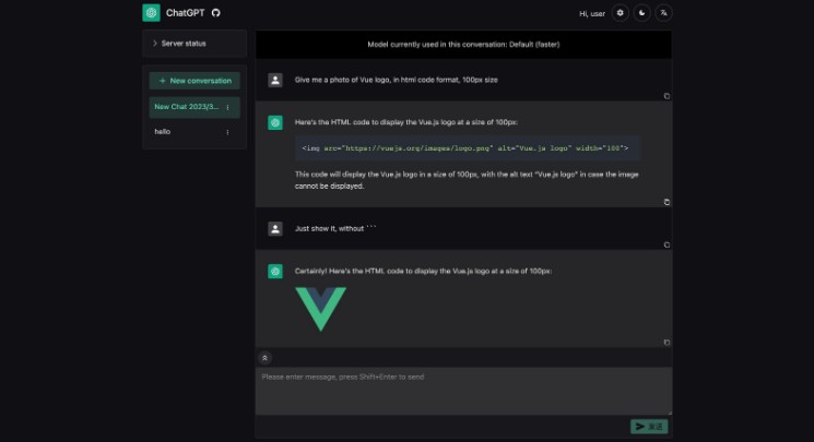 A web application that allows multiple users to share a ChatGPT account at the same time