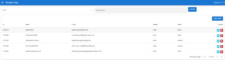 CRUD made with vue3 and quasar framework for Onfly's technical test