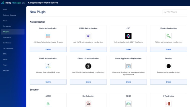 Admin Gui For Kong Gateway 
