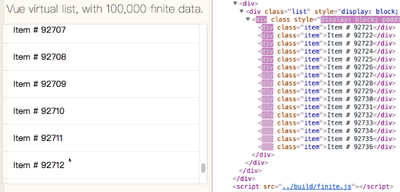A scroll loading component for vue.js